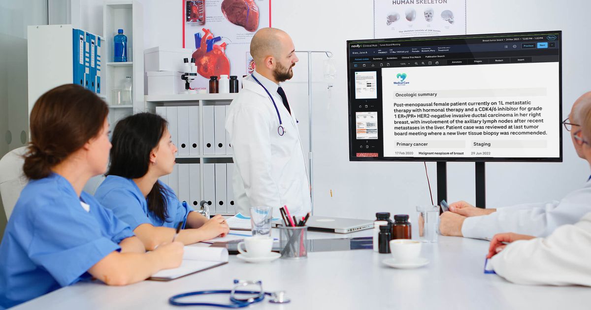 navify® Clinical Hub for Tumor Boards | Easy collaboration